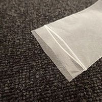 Surface roughness of zipper poly bag fastener rails