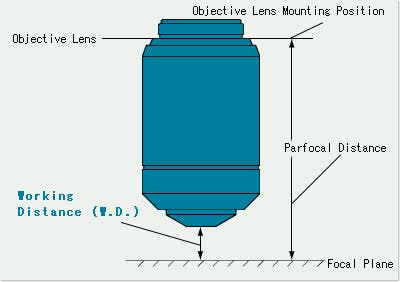 What is a Working Distance (W.D.)? | Learn about Microscope | Olympus